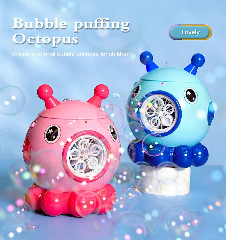 Wholesale Cute Octopus Bubble Blower Toy - Outdoor Play Toy